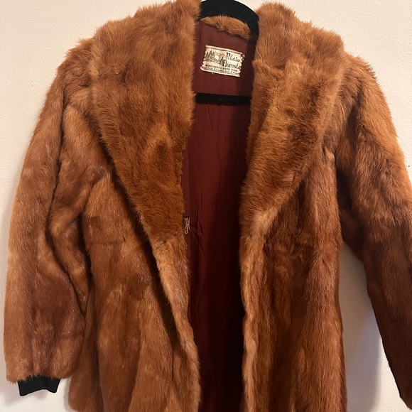 Jackets & Coats | Vintage Fur Coat In Rich Brown | Poshmark